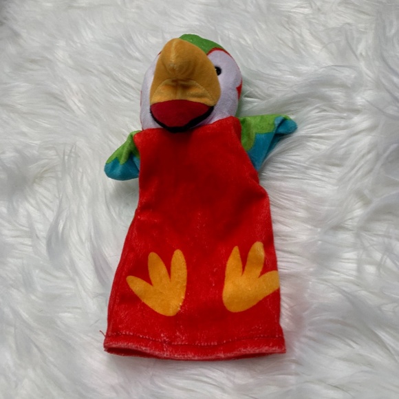 Toys | Melissa And Doug Plush Parrot Parrott Hand Puppet Red Multicolor ...